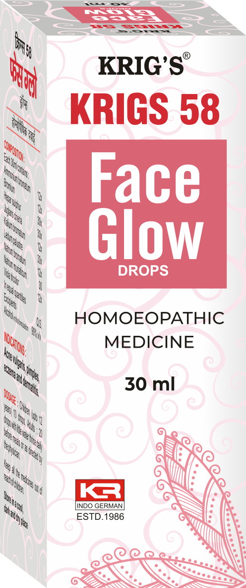 KRIGS 58 (Face Glow drops) – K R INDO GERMAN HOMOEOPATHIC PHARMACEUTICALS