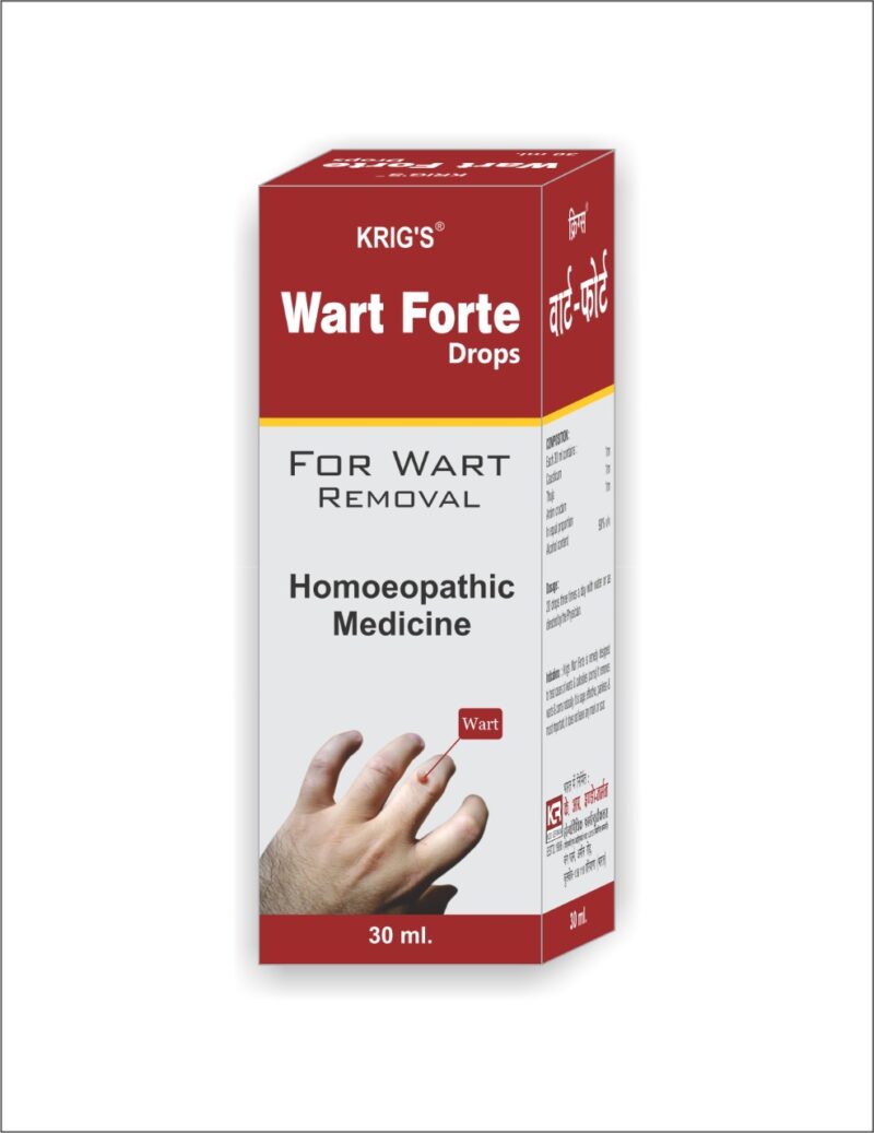 Wart Forte Drops (30 ml) – K R INDO GERMAN HOMOEOPATHIC PHARMACEUTICALS