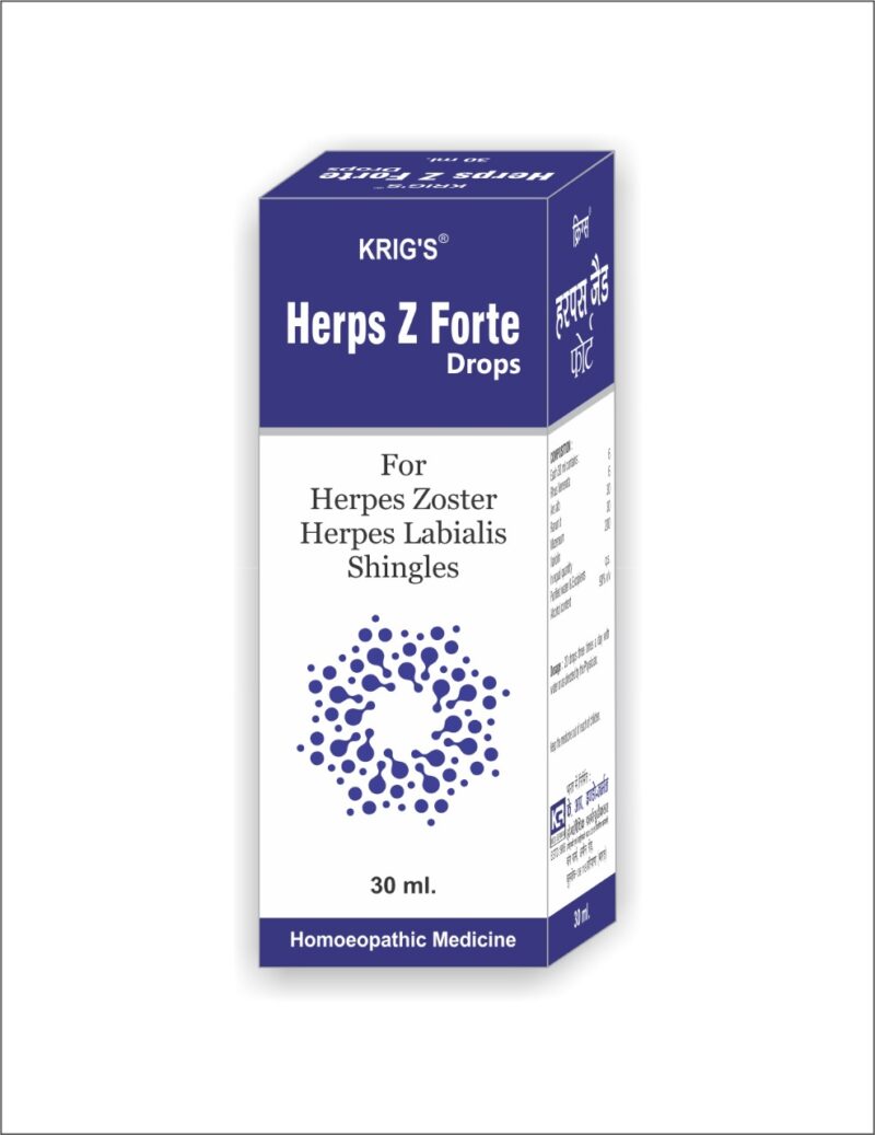 Herps Z Forte Drops (30ml) – K R INDO GERMAN HOMOEOPATHIC PHARMACEUTICALS