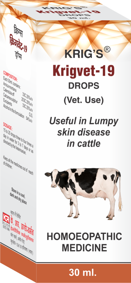 KRIGVET 19 (LUMPY SKIN DISEASE) – K R INDO GERMAN HOMOEOPATHIC ...