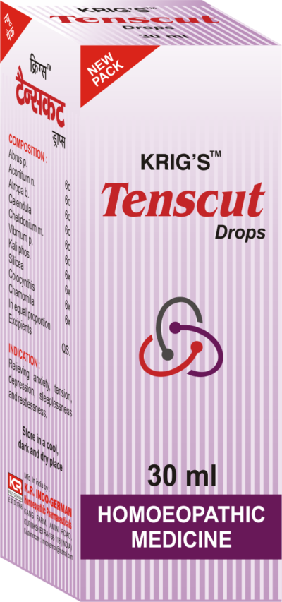 Tenscut Drops (30 ml) – K R INDO GERMAN HOMOEOPATHIC PHARMACEUTICALS