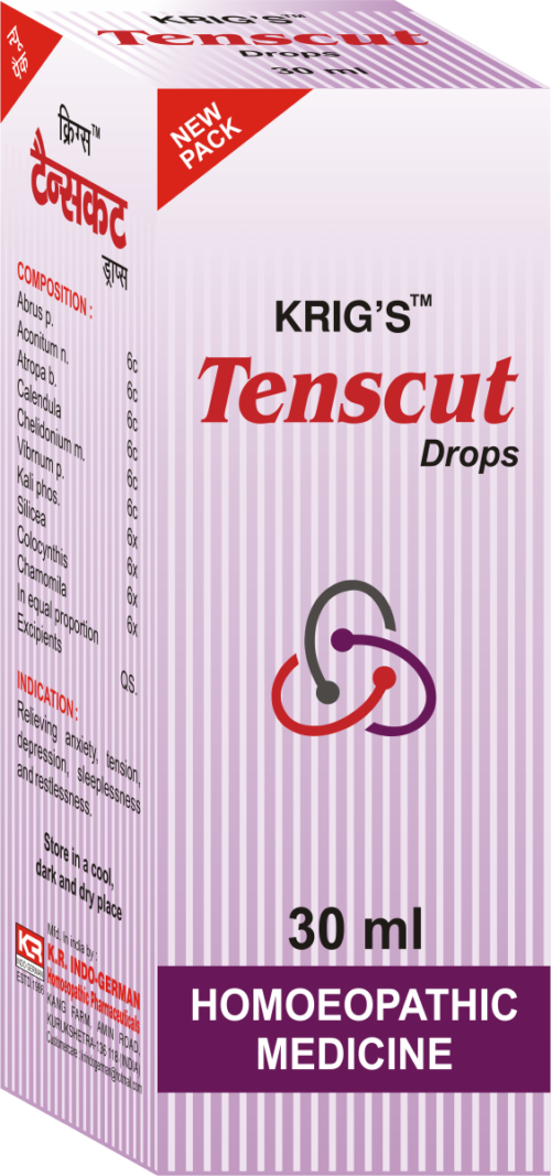 Tenscut Drops (30 ml) – K R INDO GERMAN HOMOEOPATHIC PHARMACEUTICALS