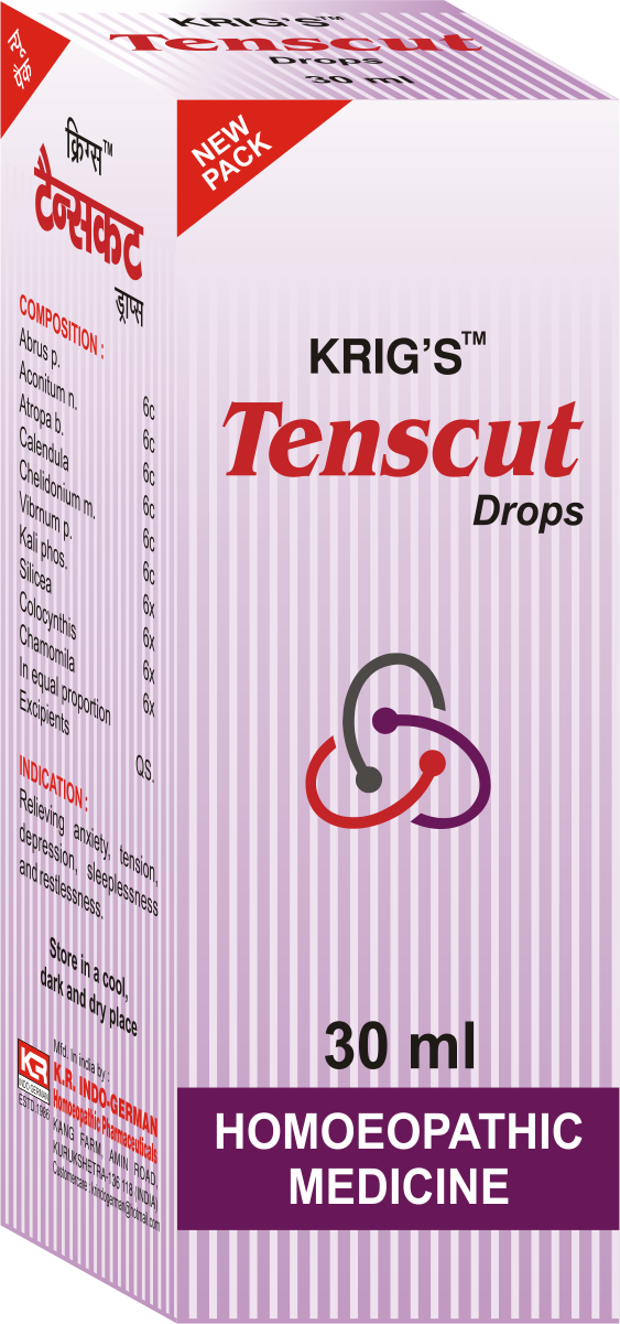 Tenscut Drops (30 ml) – K R INDO GERMAN HOMOEOPATHIC PHARMACEUTICALS